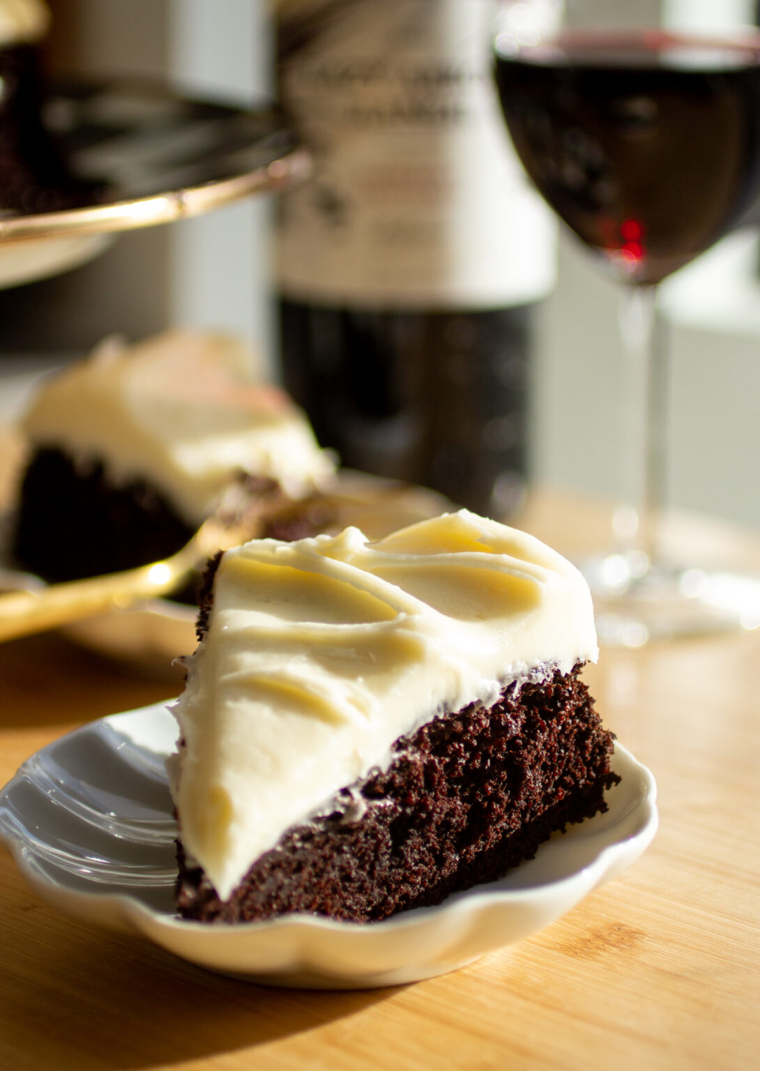 Red Wine Chocolate Cake - The Pancake Princess