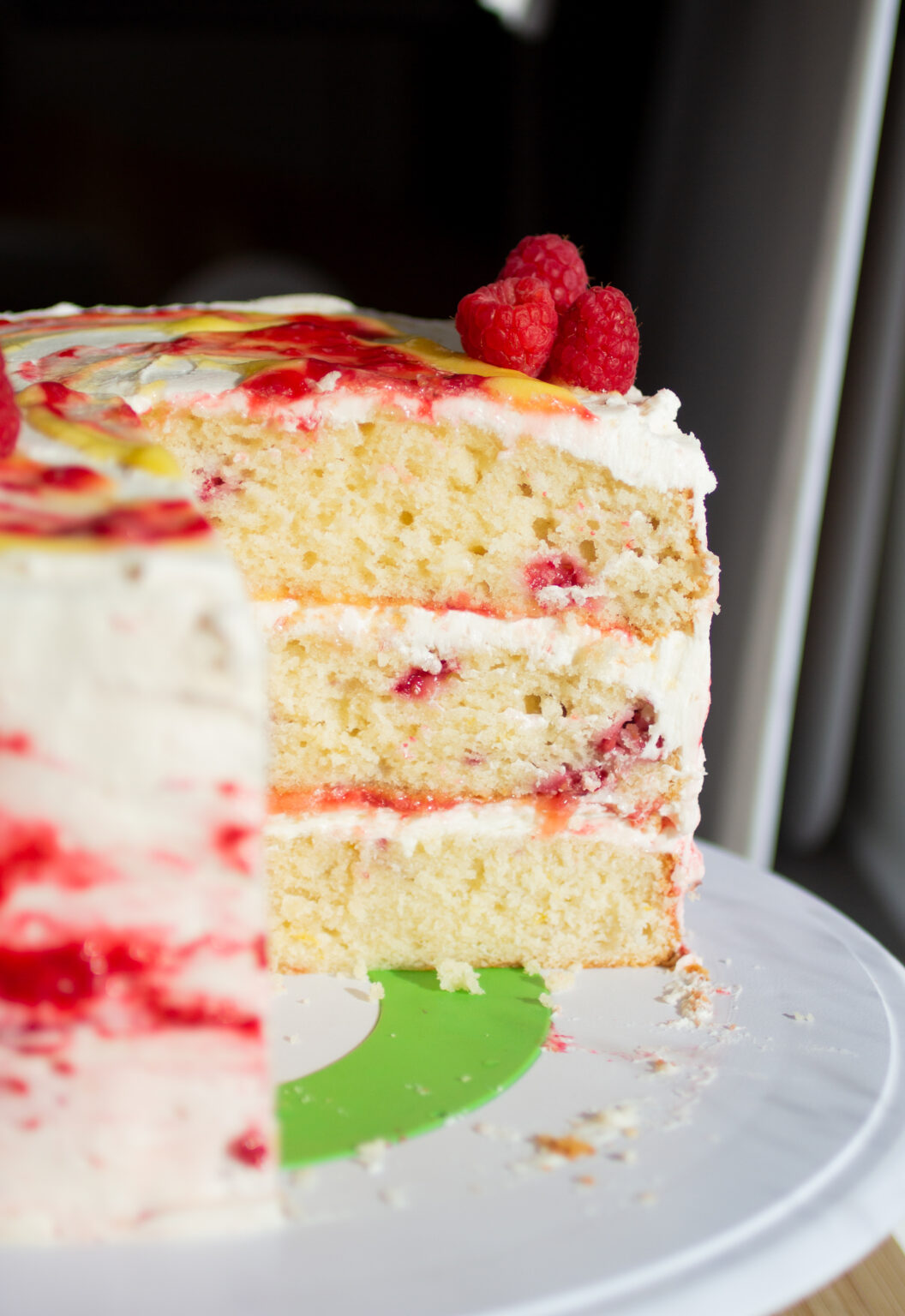 Lemon Raspberry Cake - The Pancake Princess