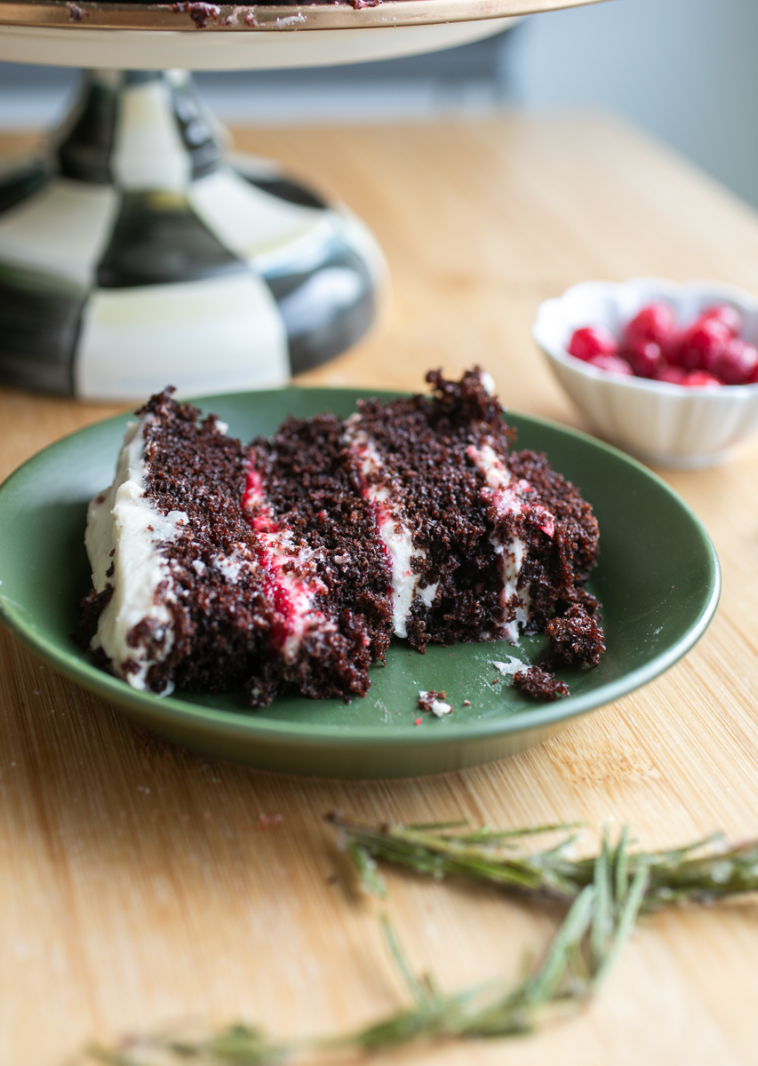 Chocolate Cranberry Cake - The Pancake Princess
